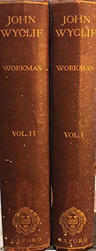 John Wyclif: A Study of the English Medieval Church 2 Volumes by ...