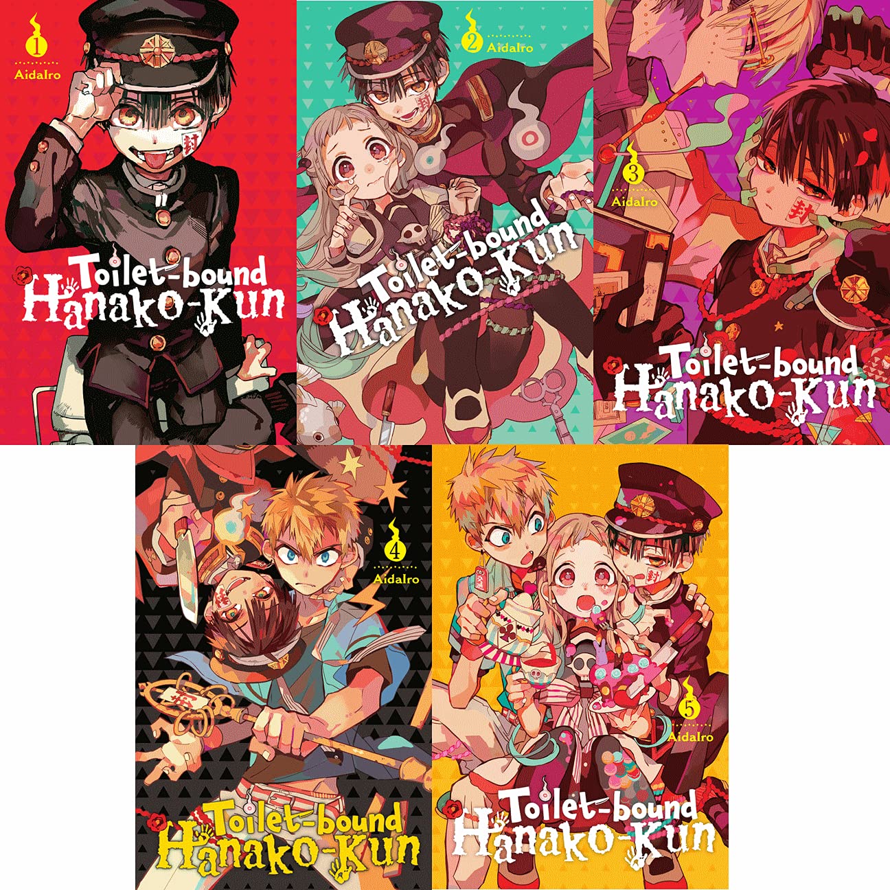 Toilet-Bound Hanako-Kun Series 5 book set Vol. 1 - 5 by Aidairo by AidaIro | Goodreads