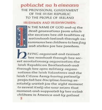 [( The Easter Proclamation of the Irish Republic, 1916 )] [by: Thomas J ...