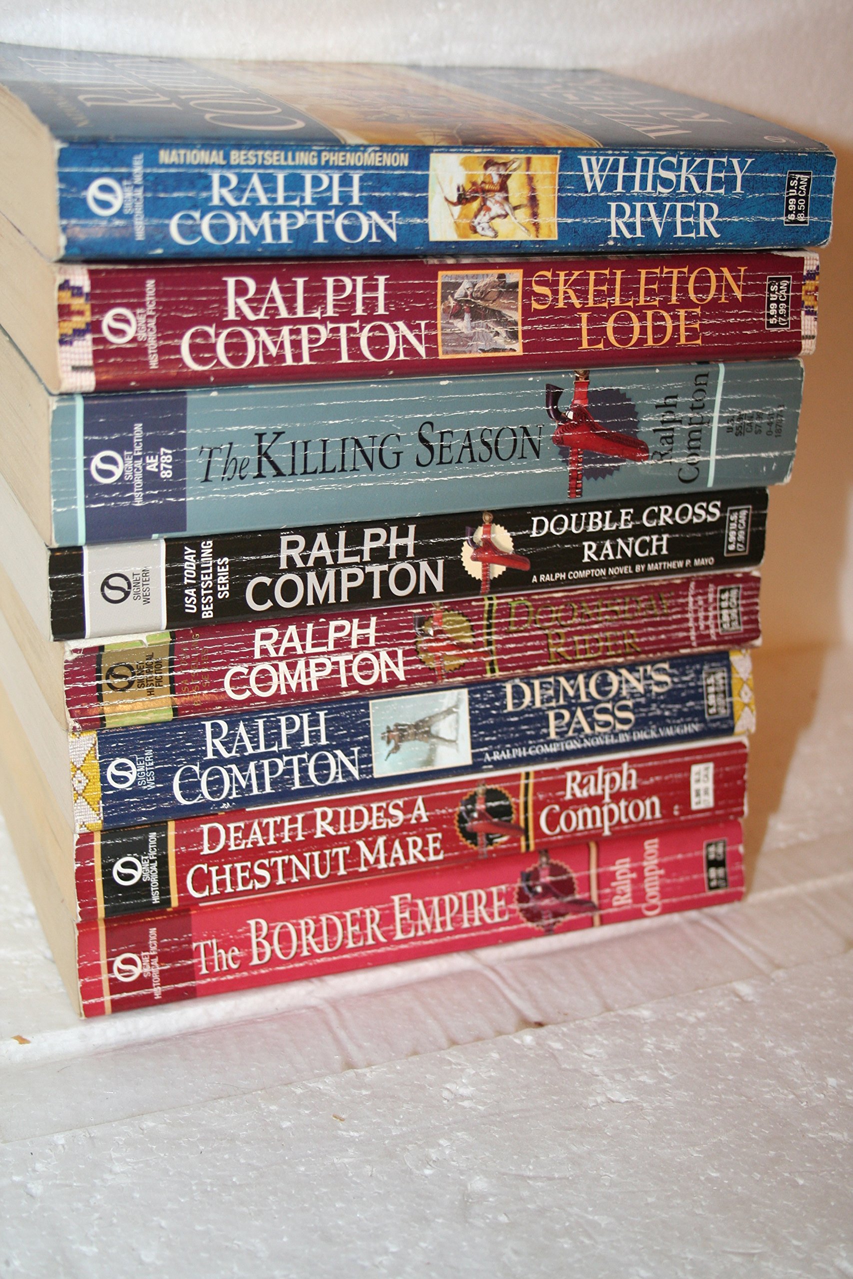 Ralph Compton Westerns, 8-Title Set: The Border Empire; Death Rides A ...