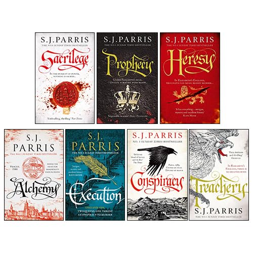 Giordano Bruno Series 7 Books Collection Set By S. J. Parris by S.J ...