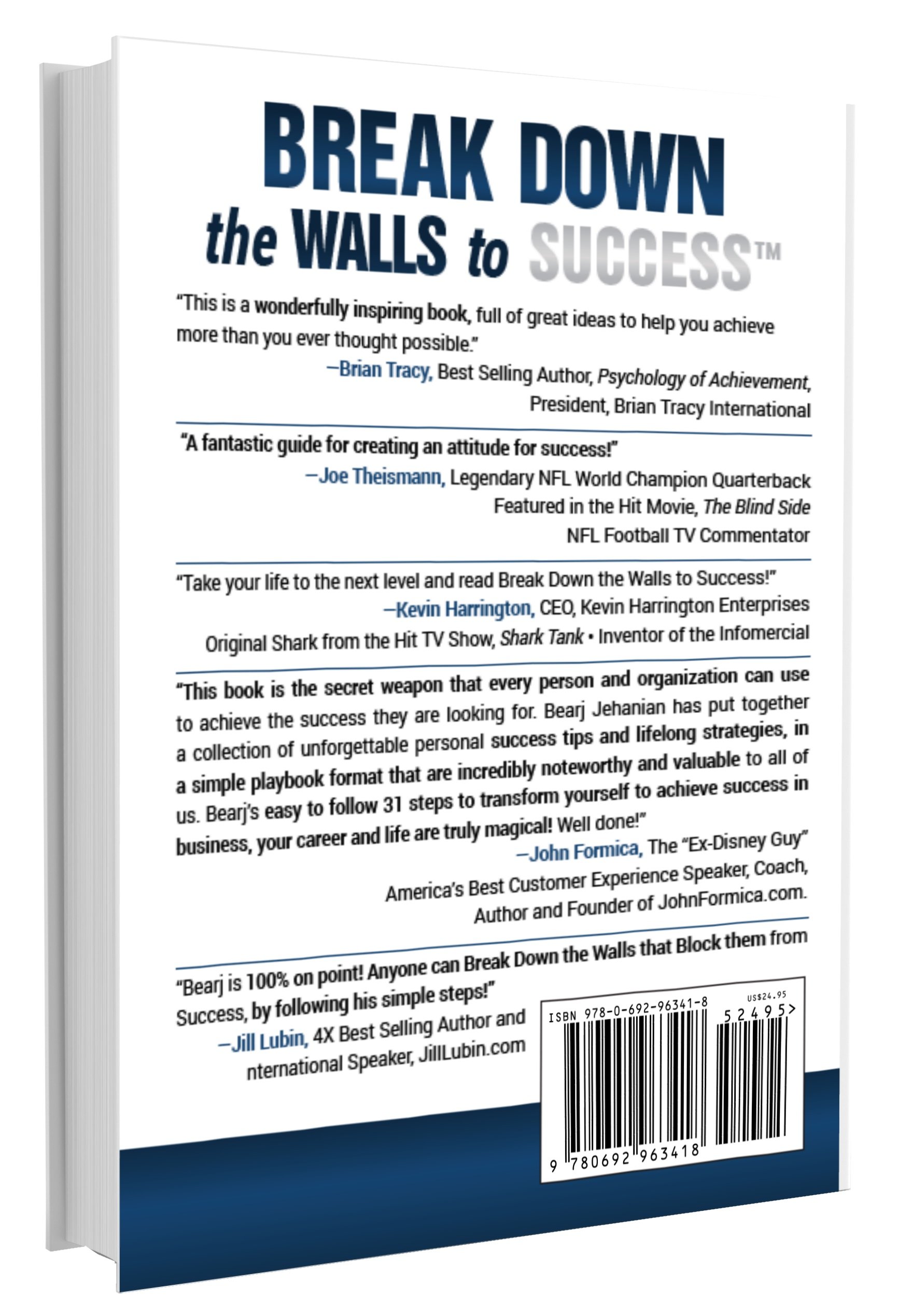 Break Down the Walls to Success by Bearj Jehanian | Goodreads