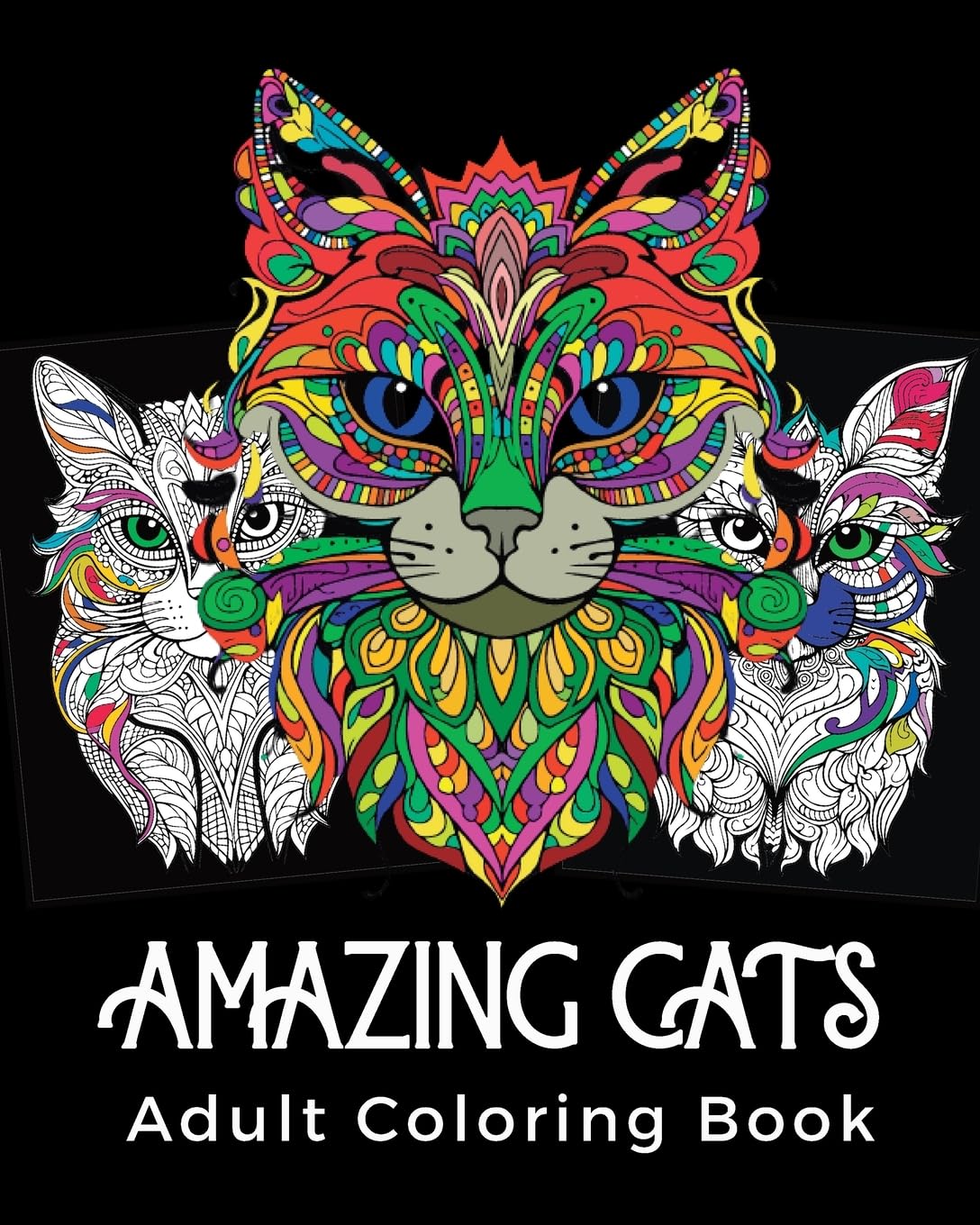 Amazing Cats Adult Coloring Book: Stress Relieving Mandala Cat Design by Rhea Annable | Goodreads