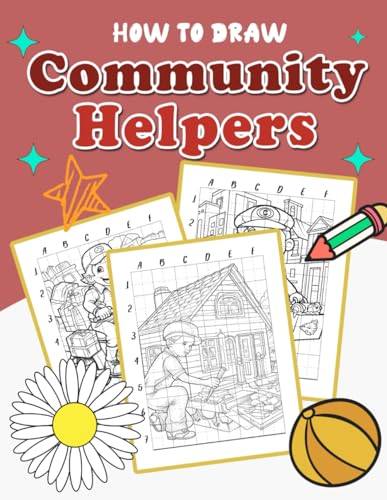 How To Draw Community Helpers: Step-by-Step Drawing Guide for Kids ...