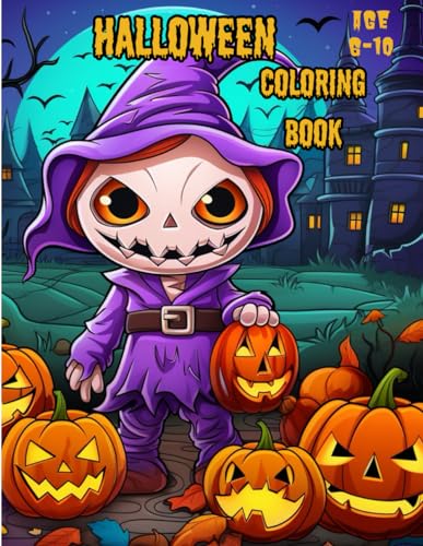 Spooktacular Halloween Coloring Book: Halloween themed coloring book ...