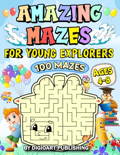 Amazing Maze Adventures for Kids | 100 Mazes in Different Levels, Sizes ...