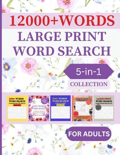 Ultimate Word Search Collection: 12,000+ words Large Print Puzzles for ...