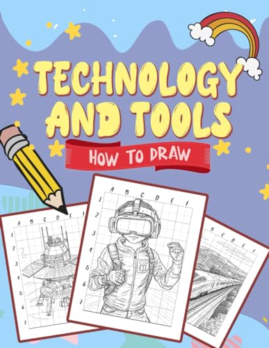 How To Draw Technology and Tools: Step-by-Step Drawing Guide for Kids ...