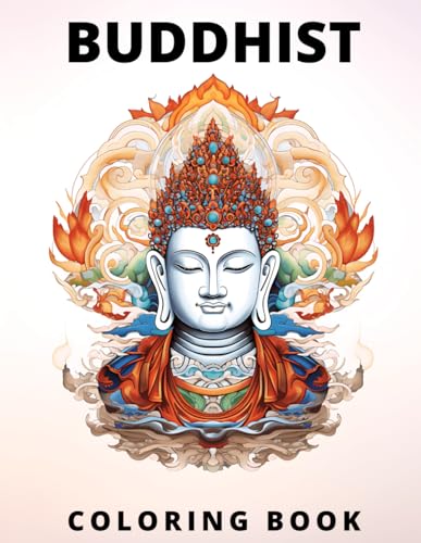 Buddhist Coloring Book: 50 Tranquil Coloring Pages Inspired by Buddhism ...