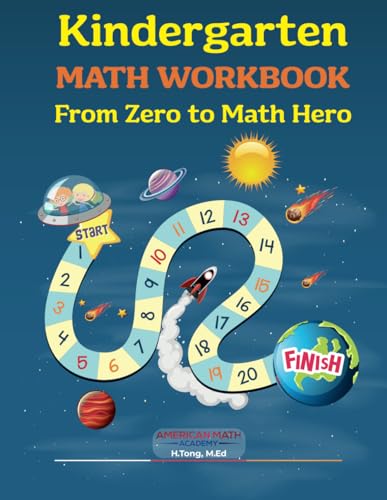 Kindergarten Math Workbook: Kindergarten and 1st Grade Workbook Ages 5 ...