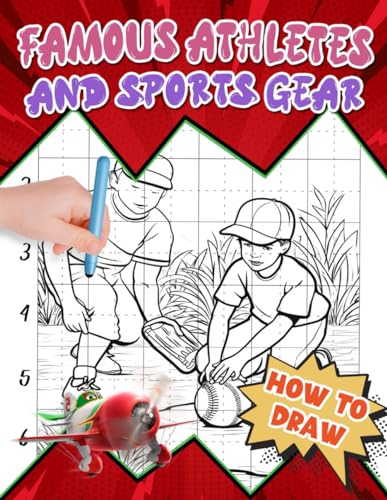 How To Draw Famous Athletes and Sports Gear: Step-by-Step Drawing Guide ...