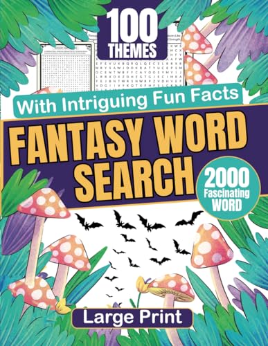 Fantasy Word Search: Large Print Word Find Puzzles for Teens, Adults ...