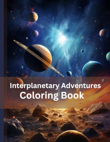 Solar system planets, moons, and comets coloring book: Artistic ...