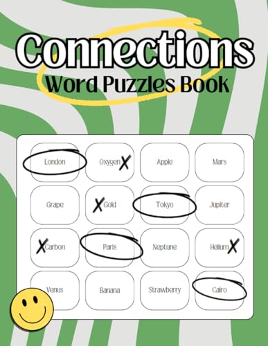 Connections: Word Puzzles Book: 50 Puzzles To Challenge Your Mind by ...