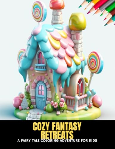 Cozy Fantasy Retreats: A Fairy Tale Coloring Adventure for Kids, 50 ...