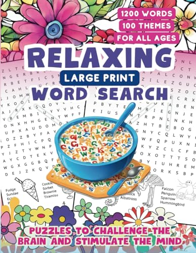 Relaxing Word Search Puzzles to Challenge the Brain and Stimulate the ...