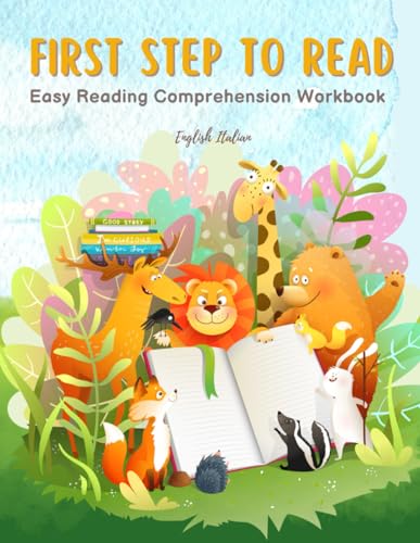 First Step to Read Easy Reading Comprehension Workbook (English Italian ...