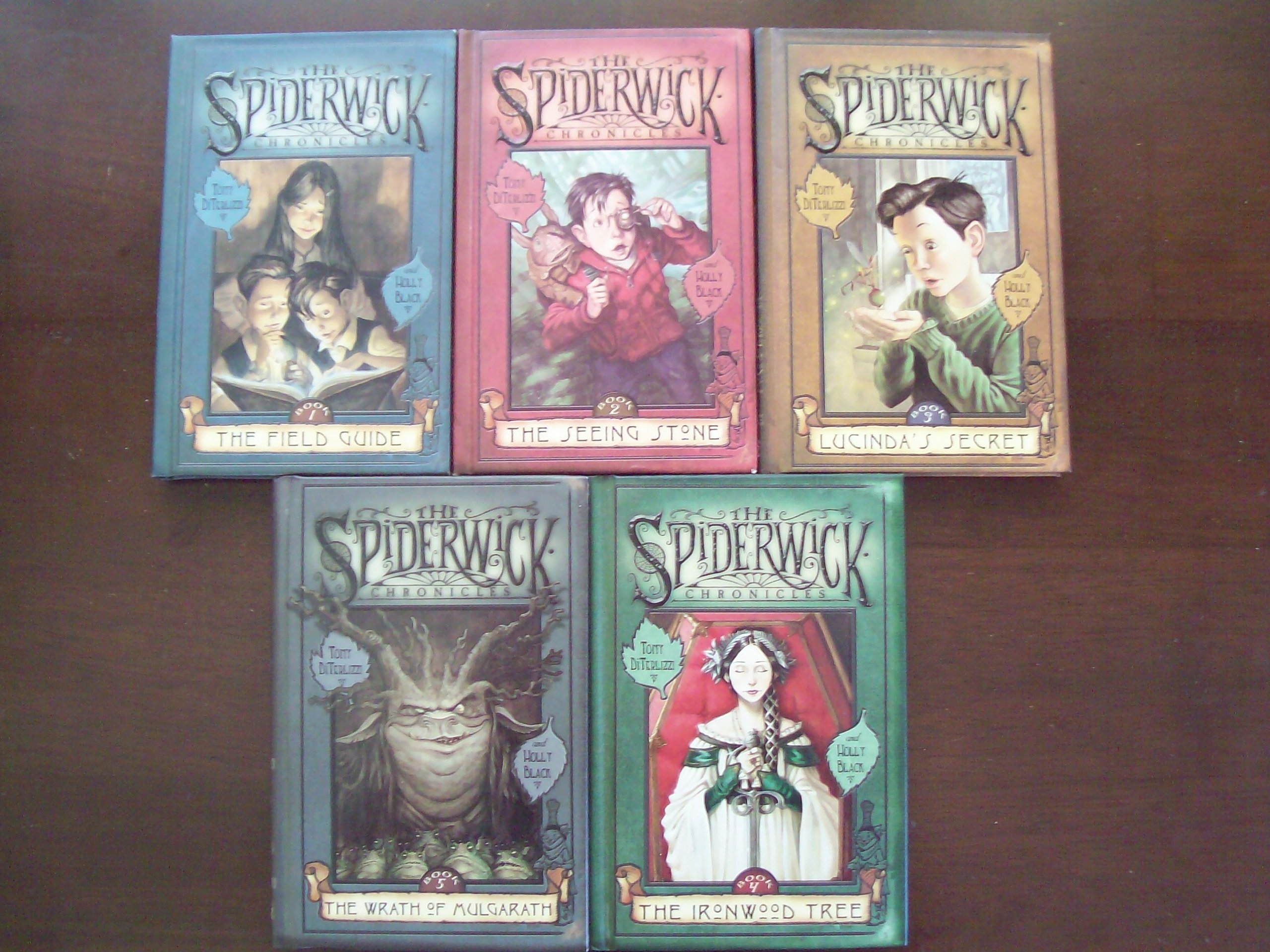 The Spiderwick Chronicles Series #1-5 by Tony; Holly Black DiTerlizzi ...