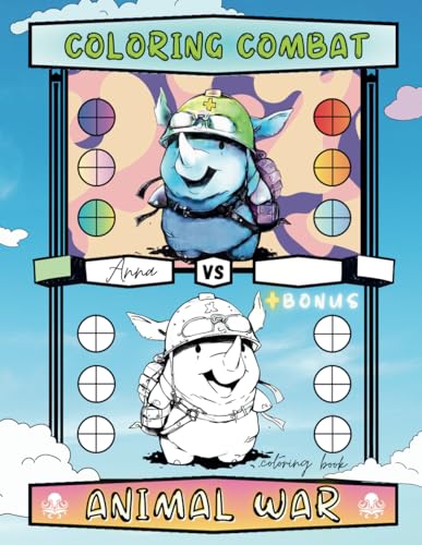Coloring Combat: Animal War: Coloring Book for Kids That Transforms ...