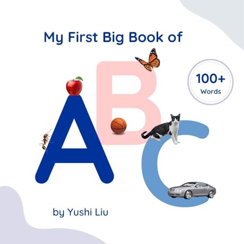 My First Big Book of ABC: Alphabet Learning Board Book for Toddlers 1-3 ...