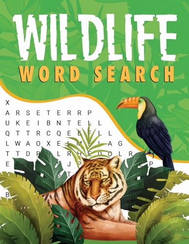 Wildlife Word Search: Large Print Word Search for Adults, Wildlife Word ...