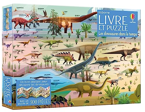 Les dinosaures dans le temps - Coffret Livre et puzzle by Rachel Firth ...