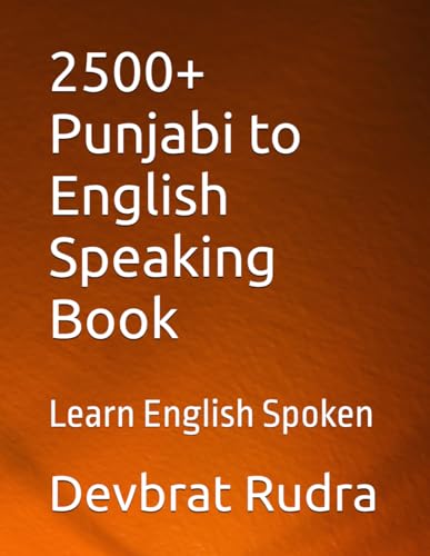 2500 Punjabi To English Speaking Book Learn English Spoken By Devbrat Rudra Goodreads 