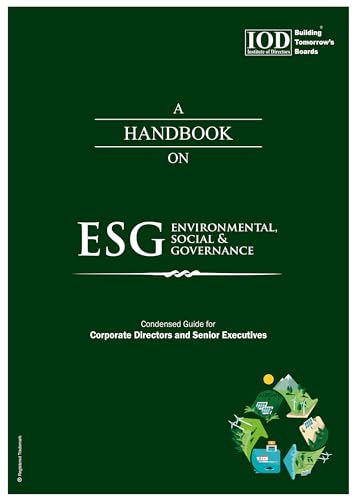 A Handbook on ESG - Environmental, Social & Governance || By: Institute ...