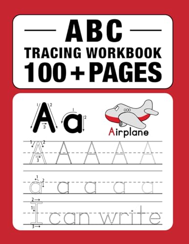 ABC Tracing Workbook: Practice for Kids with Pen Control, A-Z Alphabet ...