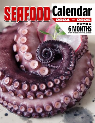 SeaFood Calendar 2024 - 2025: Three Years Calendar, UK Bank Holidays ...
