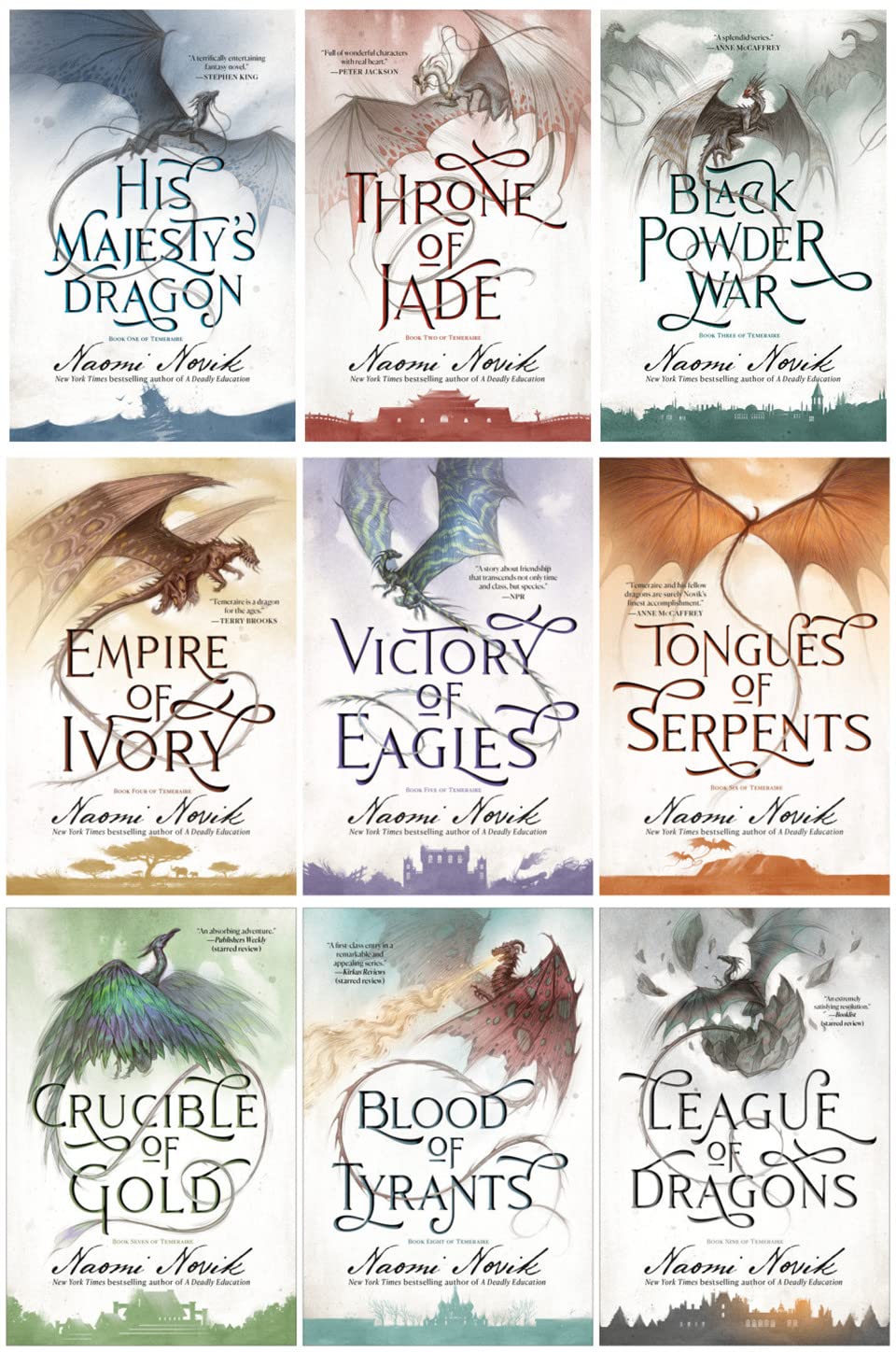 Temeraire Series 9 Books Set by Naomi Novik | Goodreads