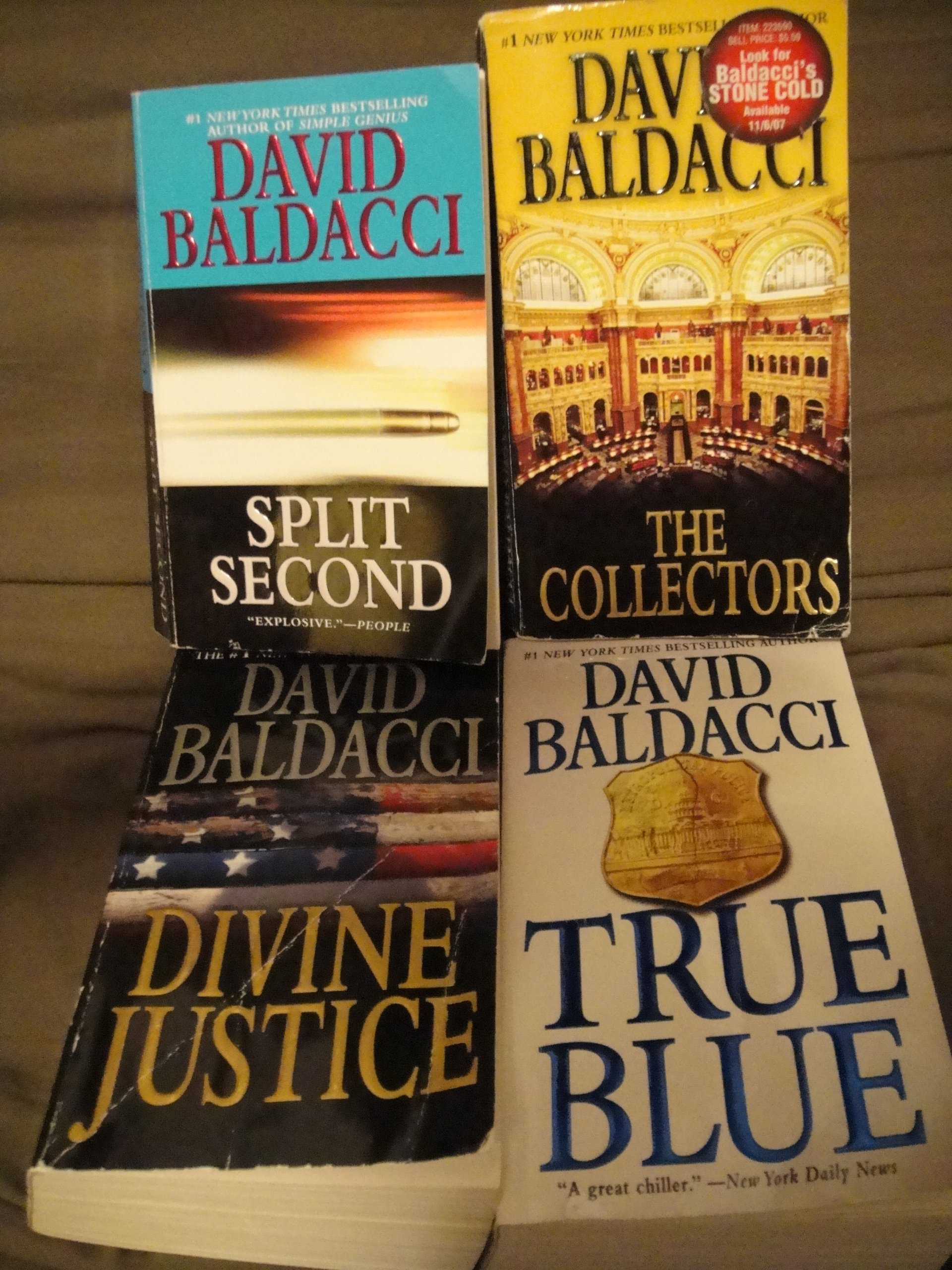 David Baldacci Collection: Split Second+The Collectors+Divine Justice ...