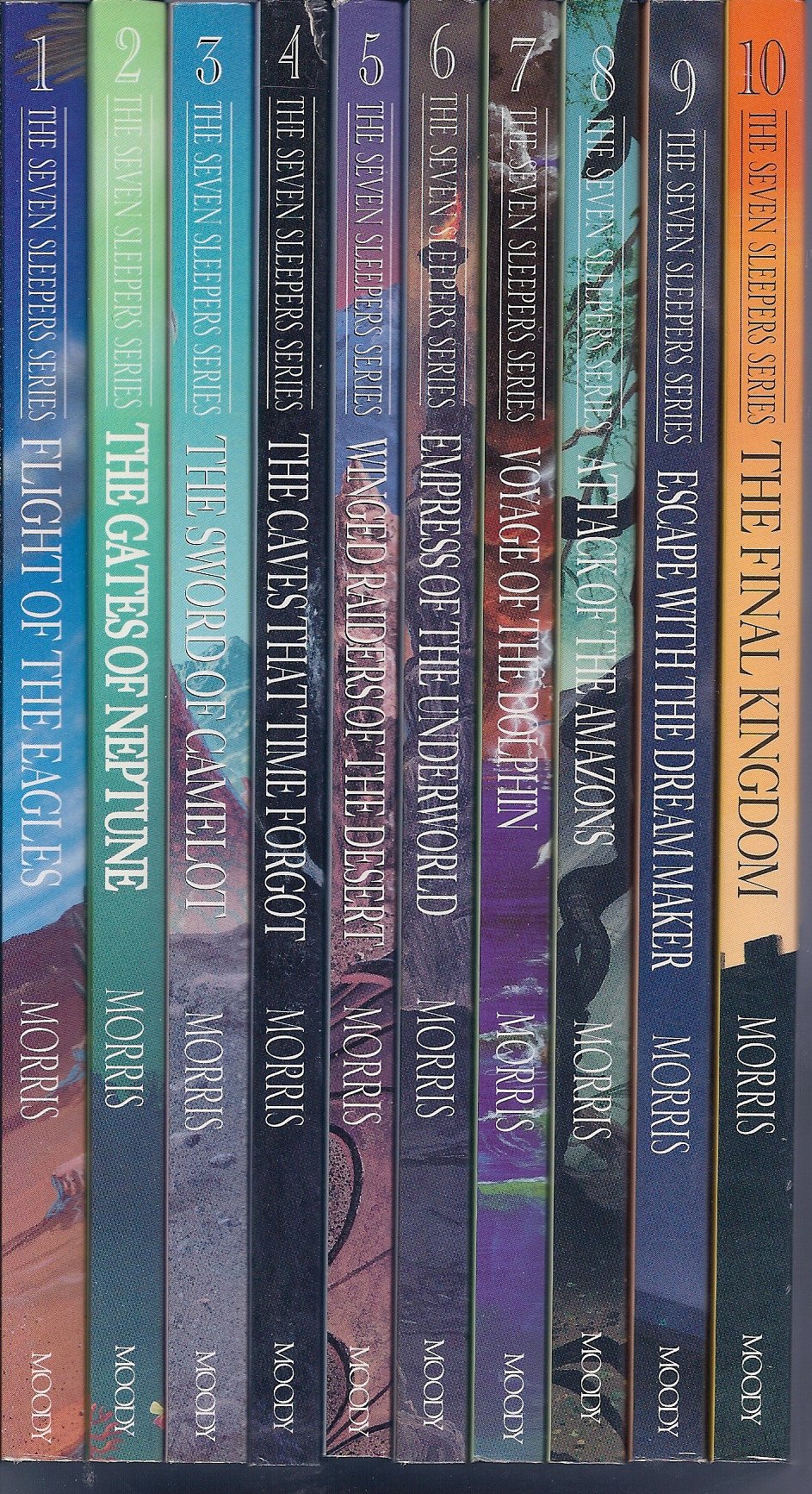 The Seven Sleepers Series Books, Set of 10, Softcover by Gilbert Morris ...