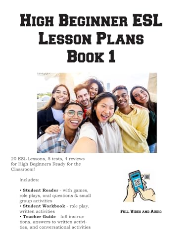 High Beginner ESL Lesson Plans Book 1 by Learning English Curriculum ...