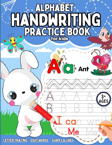 Alphabet handwriting practice book for kids :: handwriting practice ...