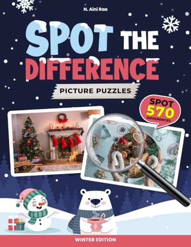 Spot the Difference: Picture Puzzles: Winter Edition by N. Aini Raa ...