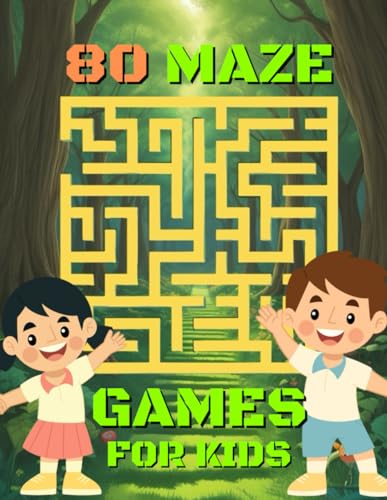 80 Maze Games: 80 Maze Games for Kids, ages 4+ by Cernavca Valeria ...
