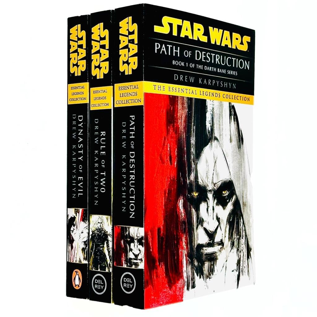 Star Wars: Essential Legends Collection Darth Bane Trilogy Books Set By ...