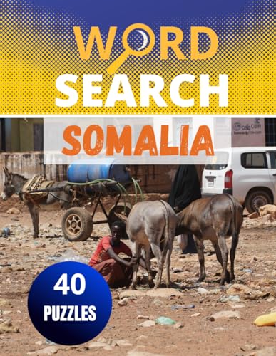 Somalia Word Search: Large print challenging activity book puzzles for ...