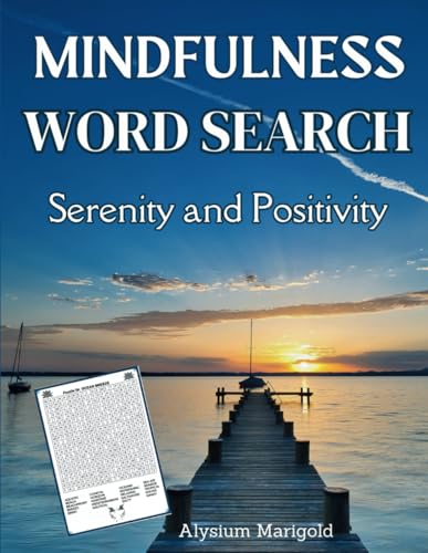 MINDFULNESS WORD SEARCH FOR ADULTS: Word Search Mindfulness Puzzle for ...