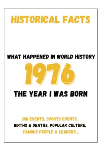 What Happened in World History 1976 The Year I Was Born: The Most ...