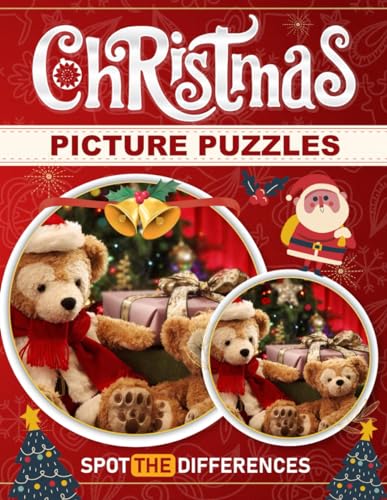 Christmas Spot The Difference Puzzles Book: Wonderful Find the ...