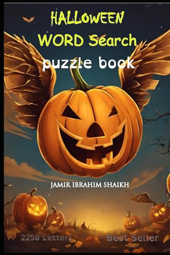 Halloween word search puzzle book large print: 2250 Letters - Funny ...
