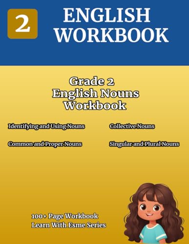 Grade 2 English Nouns Workbook: English Nouns Worksheet Workbook Age 7 ...
