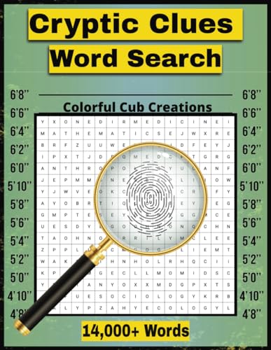 Cryptic Clues Word Search: Decoding 14,000+ Words from the Intriguing ...
