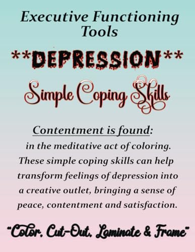 Executive Functioning Tools - Depression Coping Skills: 20 Pages Of ...
