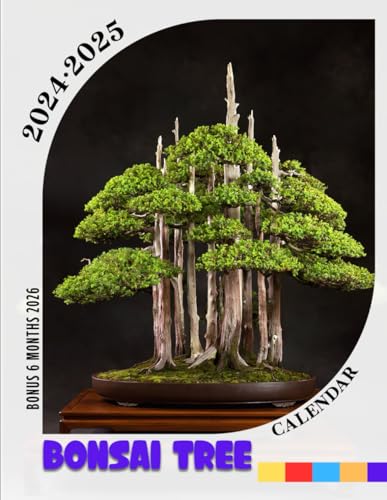 Bonsai Tree Calendar 2024 - 2025: Jan 2024 to Dec 2025, Bonus 6 Months ...