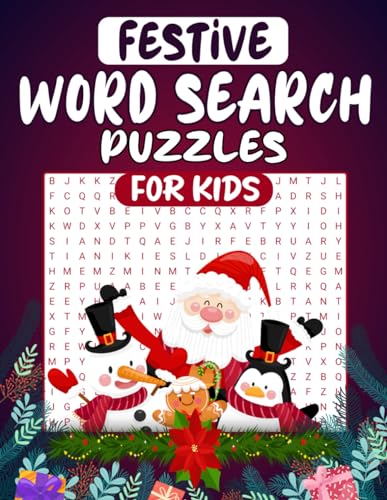 Festive Word Search Puzzles For Kids: Improve your cognitive and puzzle ...