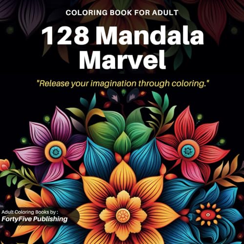 128 Pages of Mandala Marvel in the Marvel Universe: A Flower and ...
