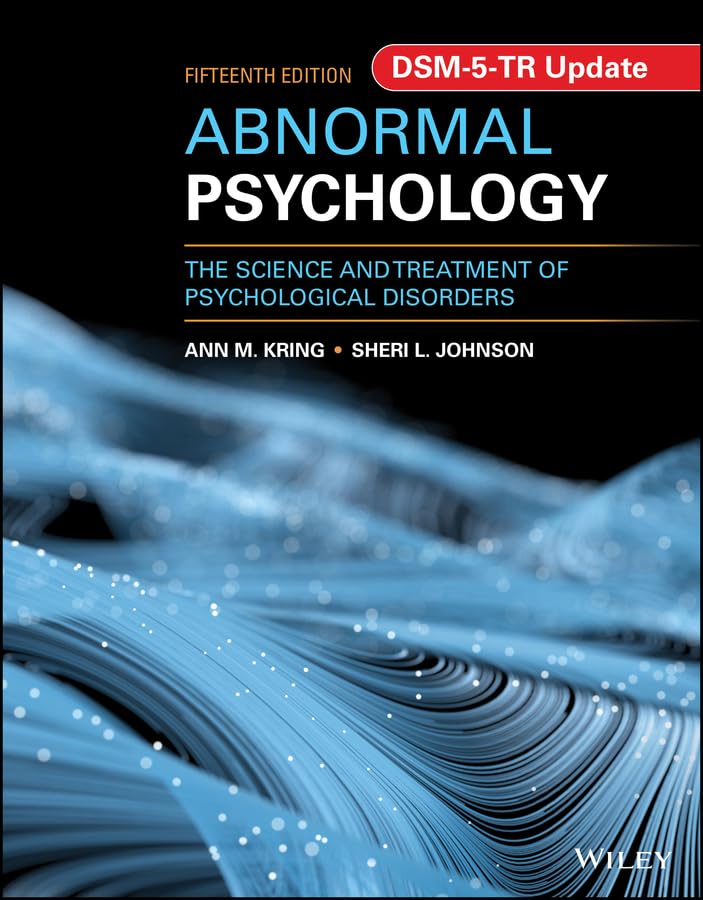 Abnormal Psychology: The Science and Treatment of Psychological ...